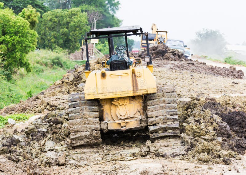 Bulldozer In Construction Site Picture. Image: 27655890