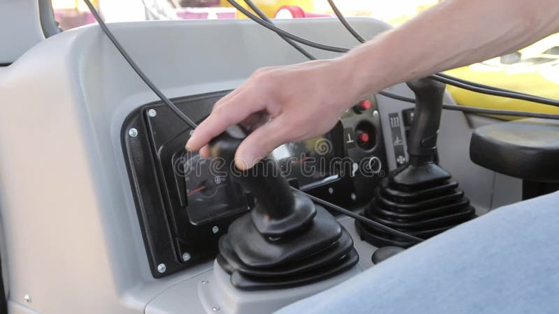 Heavy machine gearshift stock photo. Image of cockpit - 3759104