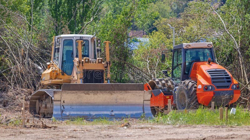 Bulldozer Earth Mover Machine Stock Photo - Image of europe ...