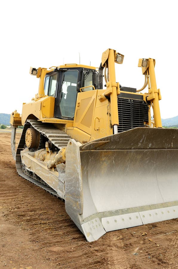 Bulldozer stock photo. Image of machine, rock, machinery - 48538634