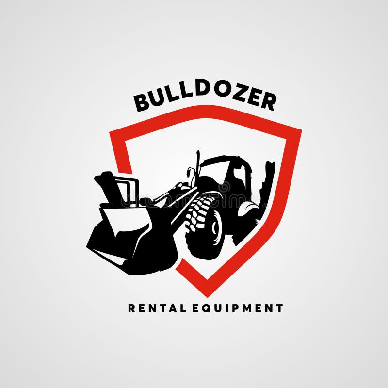 Bulldozer Logo Template Vector. Heavy Equipment Logo Vector for ...