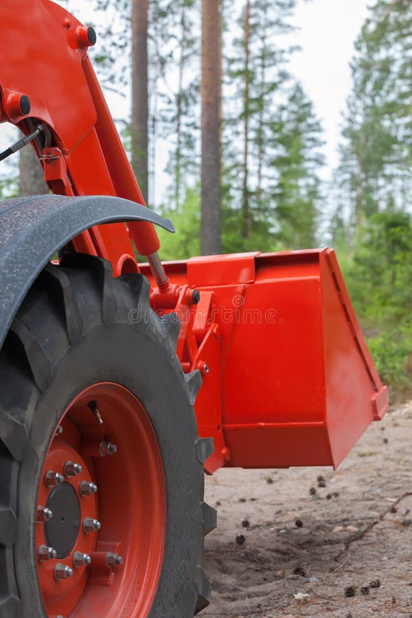 Bulldozer stock image. Image of agricultural, forest - 74370981