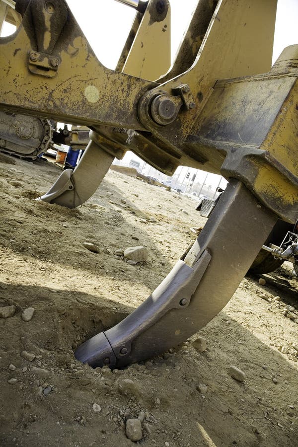 Bulldozer Ripper stock image. Image of crawler, tracks - 2208737
