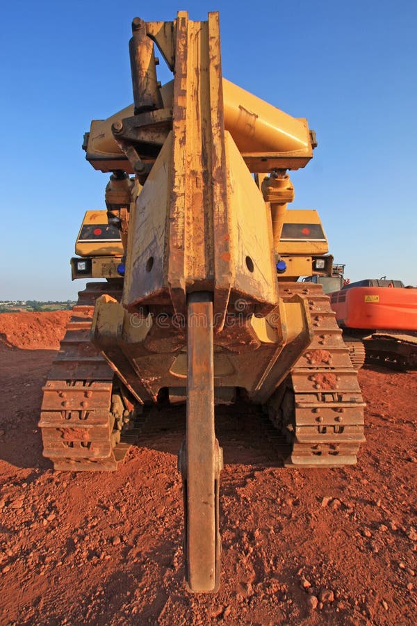 Bulldozer stock image. Image of roadworks, heavy, breaker - 53521835