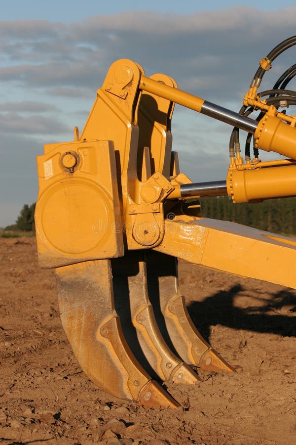 Bulldozer tines stock photo. Image of massive, solid, tall - 2887604