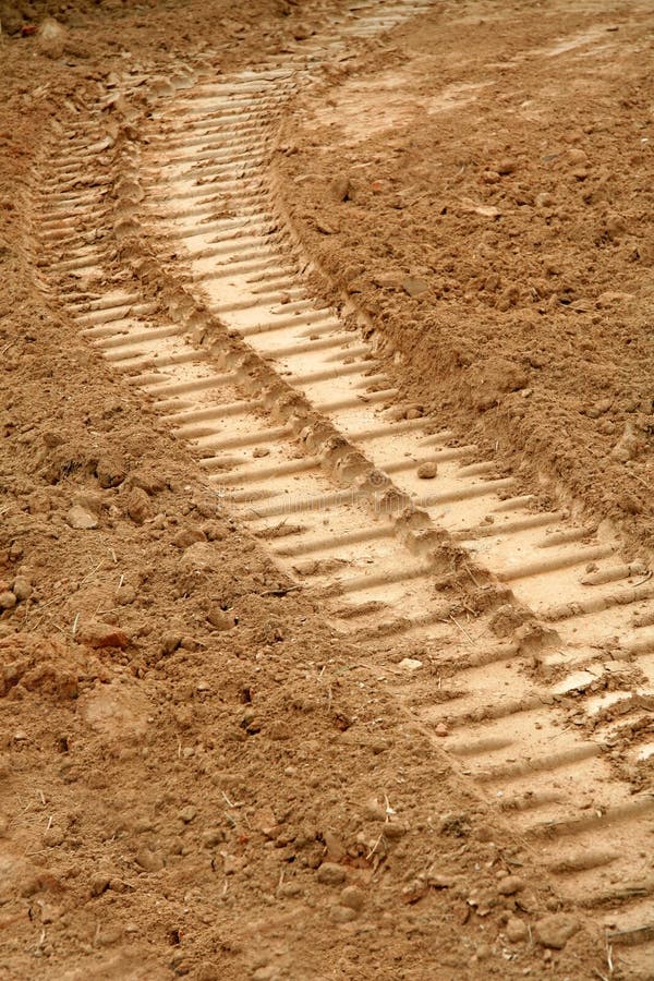 Bulldozer tracks stock photo. Image of farming, farm, dozer - 1225002