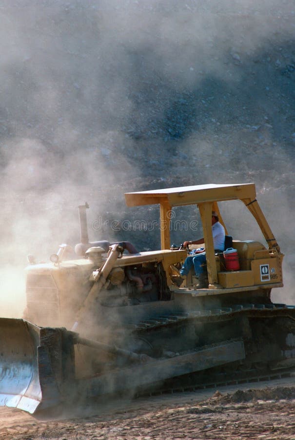 Bulldozer at Work stock image. Image of bulldozer, strip - 998049