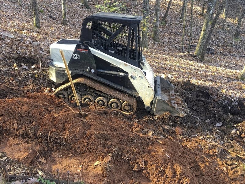 Bulldozer at Work on a Job Site Stock Photo - Image of mover, move ...