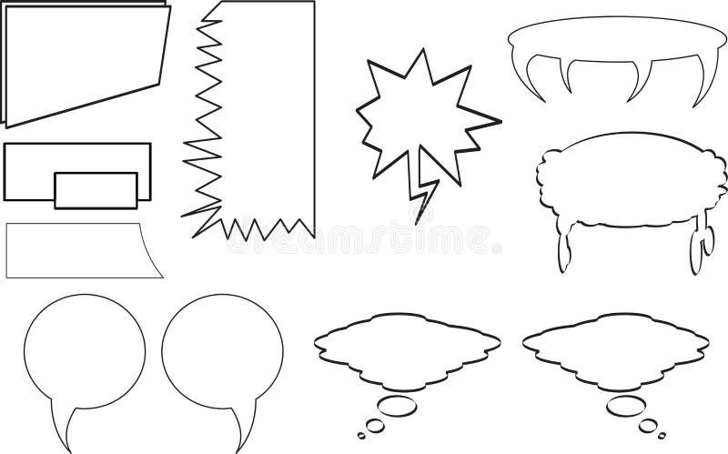 Bulles De La Parole Et Cassettes De Narator Illustration de Vecteur ...