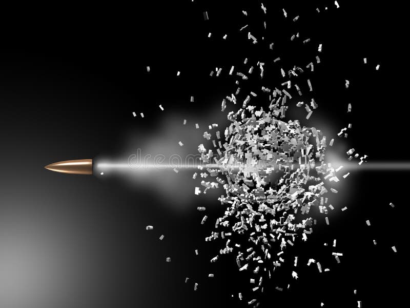 Bullet stock illustration. Illustration of gunshot, bullet - 8766456
