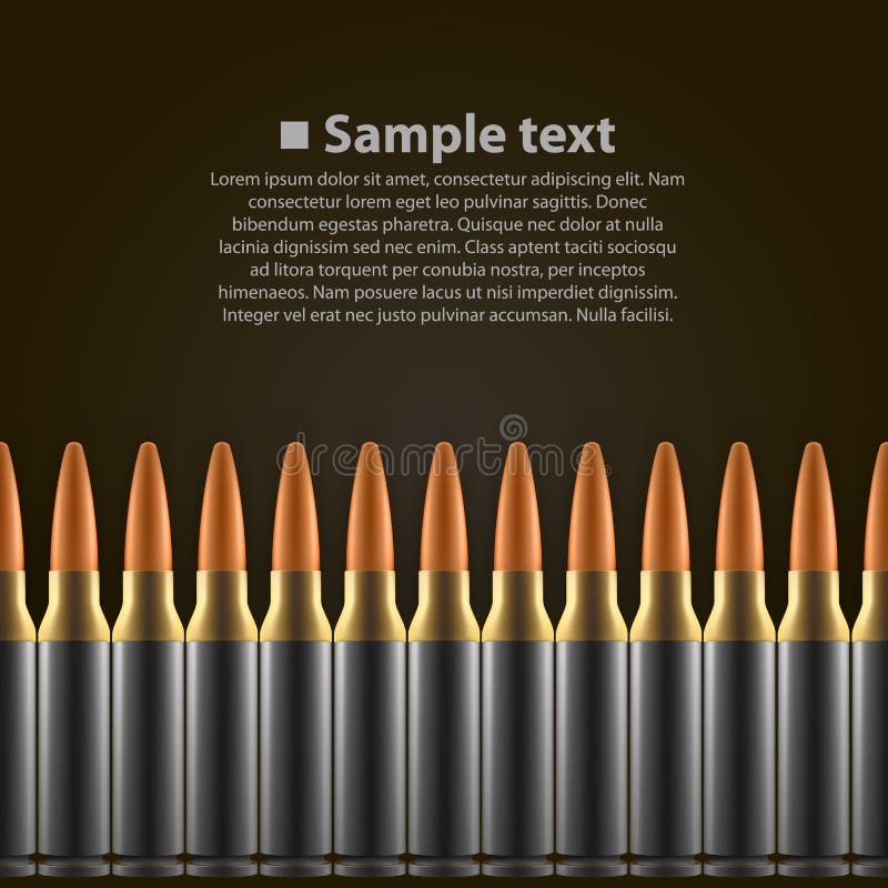 Bullet Background Concept. Illustration Design Stock Illustration ...