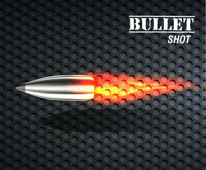 Bullet Background Concept. Illustration Design Stock Illustration ...