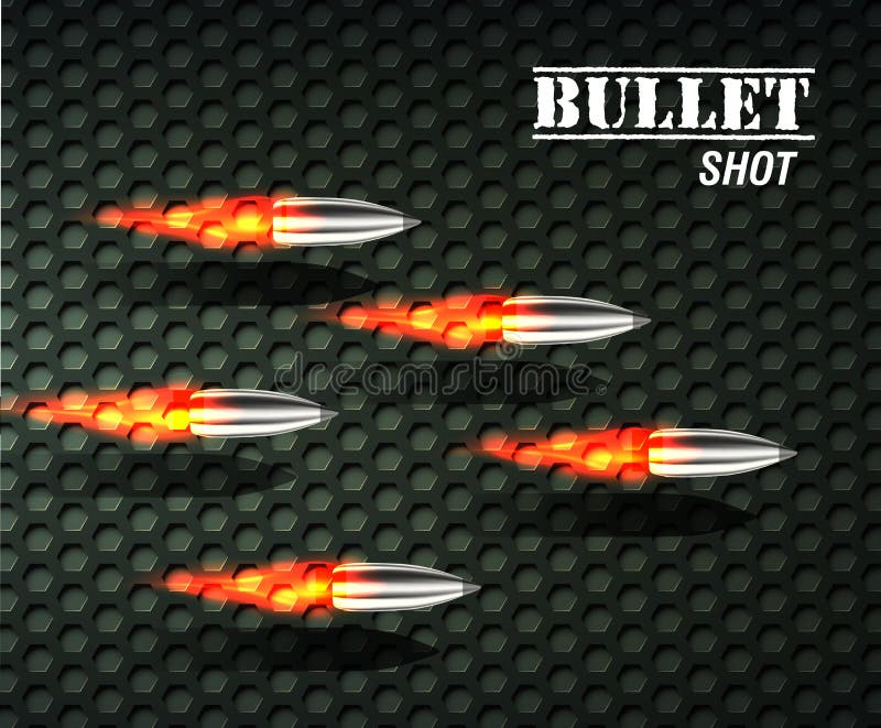 Bullet Background Concept. Illustration Design Stock Illustration ...