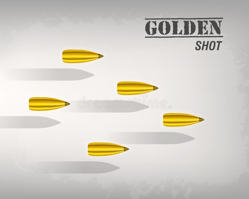 Bullet Background Concept. Illustration Stock Vector - Illustration of ...
