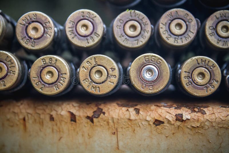 Bullet Belt Back Trigger Point Stock Photo - Image of ammunition ...
