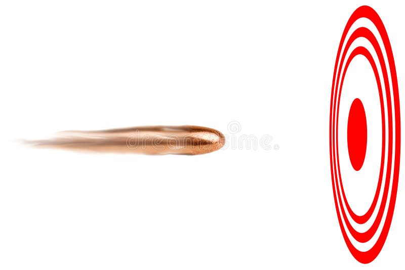 Bullseye target stock illustration. Illustration of white - 9468284