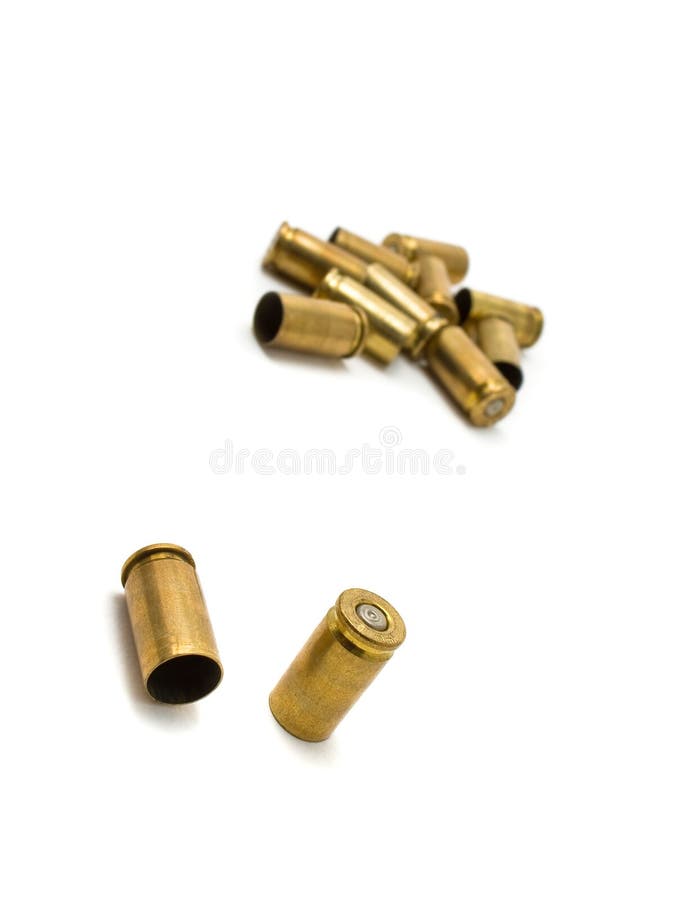 Bullet casings stock photo. Image of brass, violence - 15384890