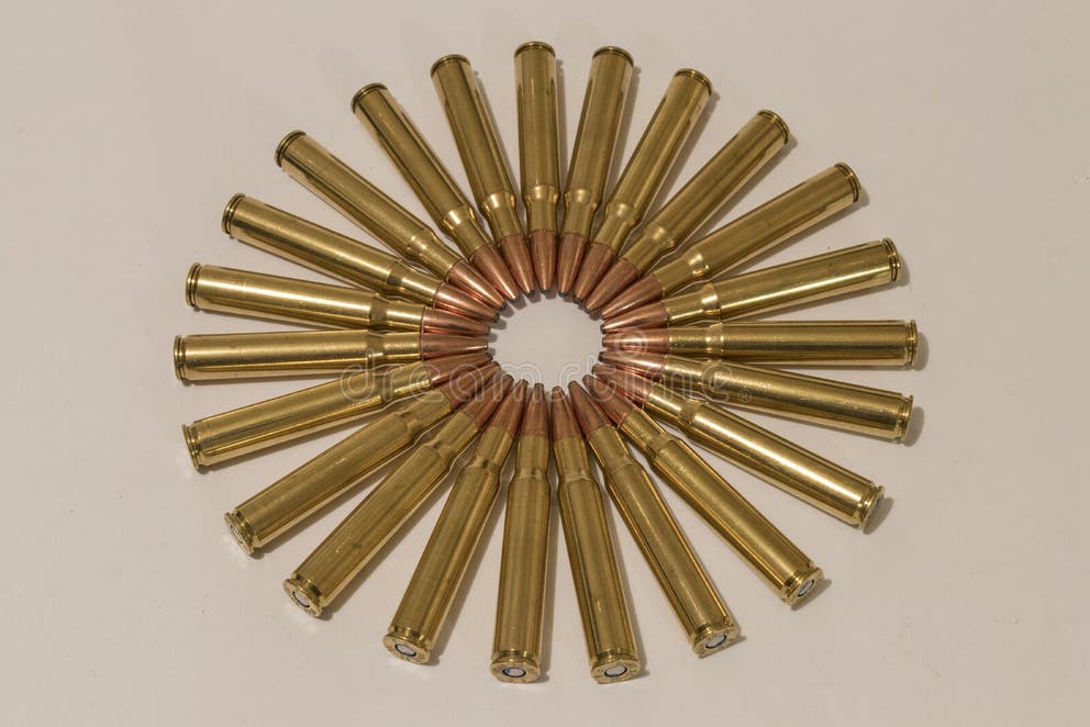 Bullet circle stock photo. Image of ammo, round, military - 88300708