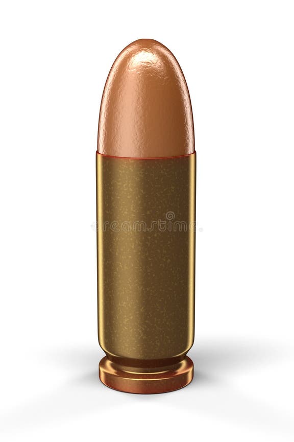 Bullet (clipping Path Included) Stock Illustration - Illustration of ...