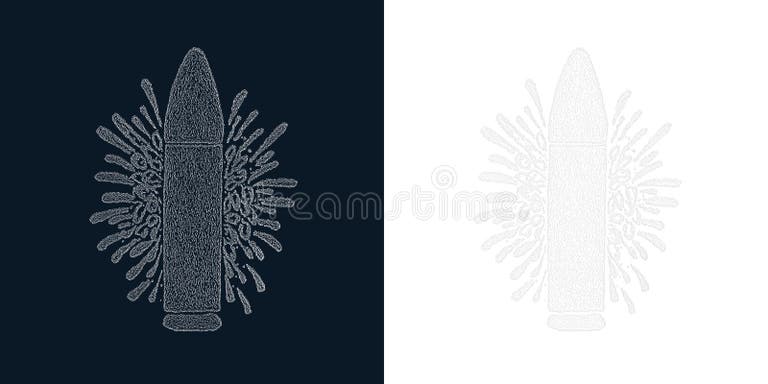 Bullet Exploding Creating a Splash Effect with Transparent Background ...