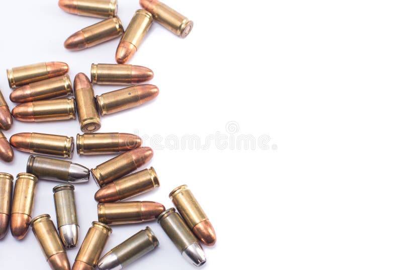 Bullet stock photo. Image of line, crime, isolated, shot - 40807932