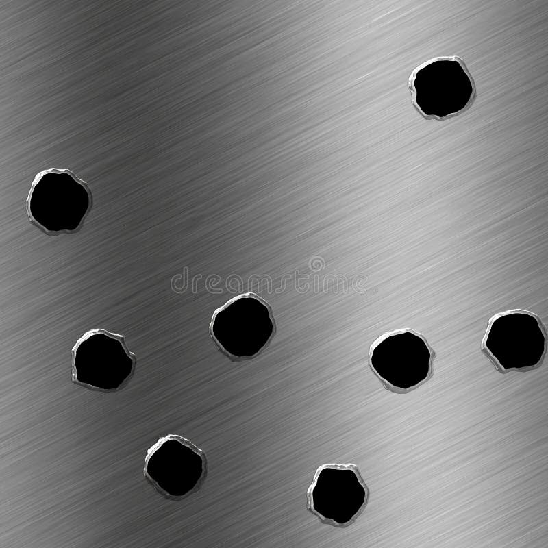 Bullet holes stock illustration. Illustration of projectile - 11797736