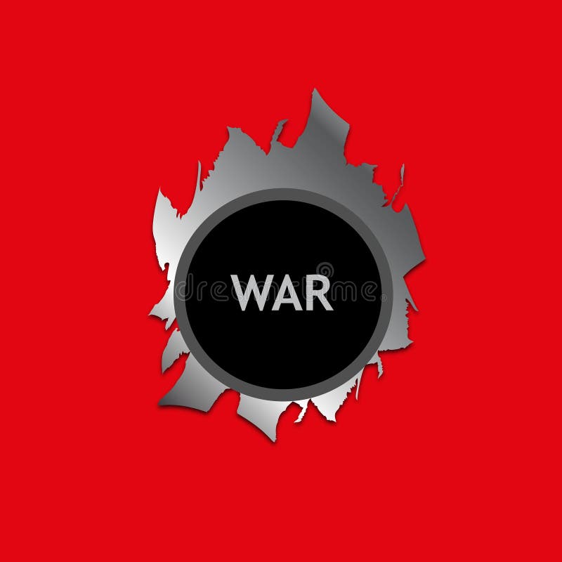 Bullet Holes War Hole Vector Concept Logo Banner Stock Vector ...