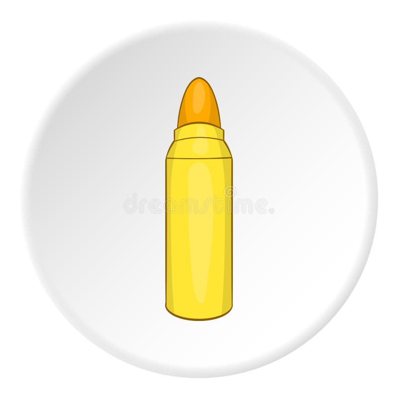 Bullet icon, cartoon style stock vector. Illustration of bullet - 78688023