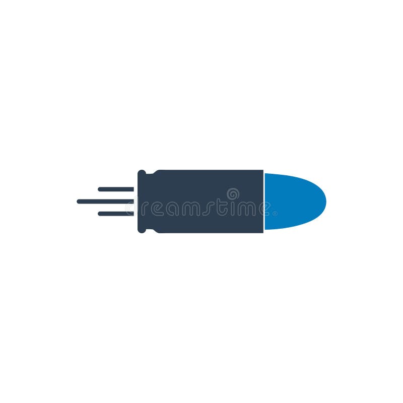Bullet Icon. Flat Style Vector. Stock Vector - Illustration of ...