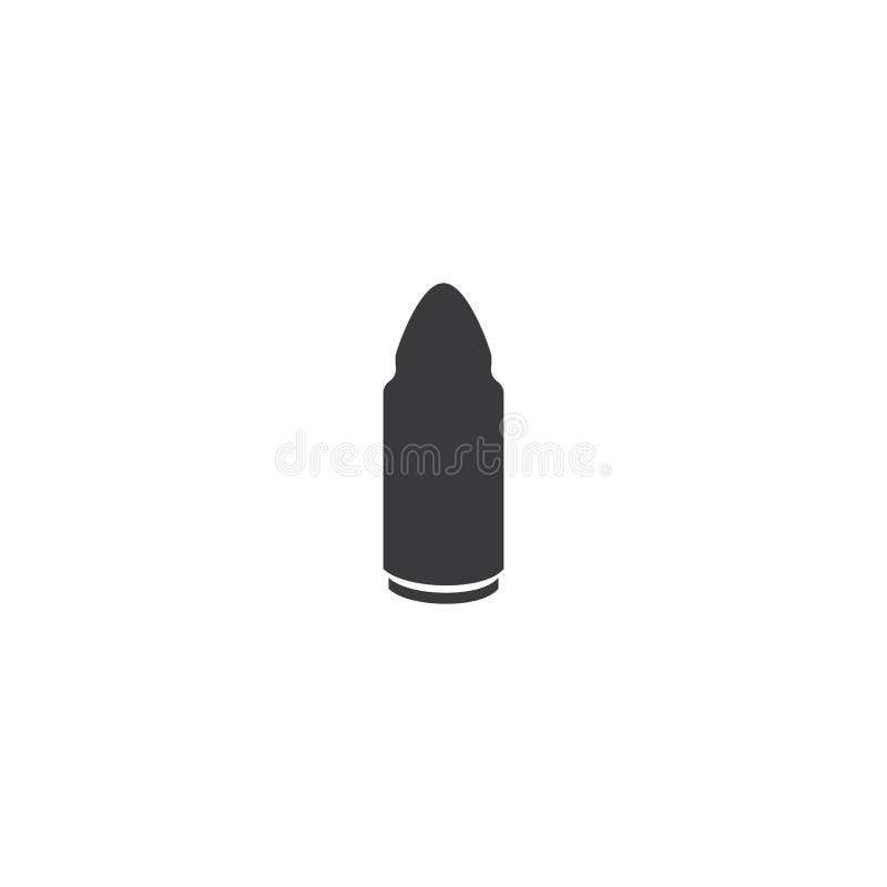 Bullet icon stock illustration. Illustration of crime - 181481508