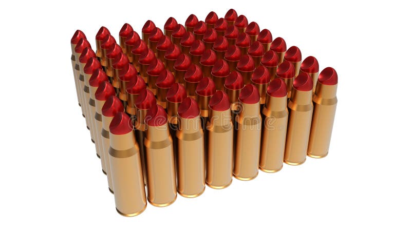 Bullet Lipstick stock illustration. Illustration of hunted - 22251594
