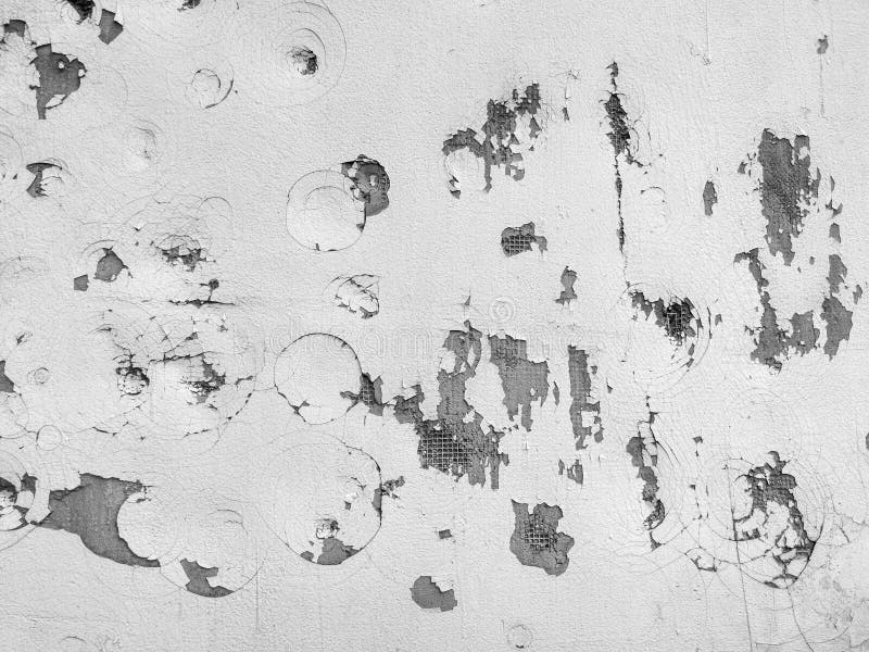 Bullet marks on the wall stock photo. Image of crack - 233148322