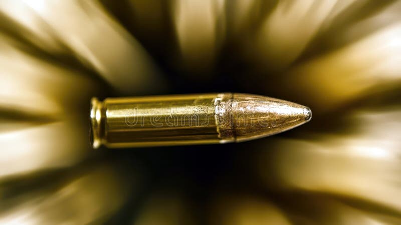 Bullet in Motion Captured in a Moment of Speed and Precision within a ...