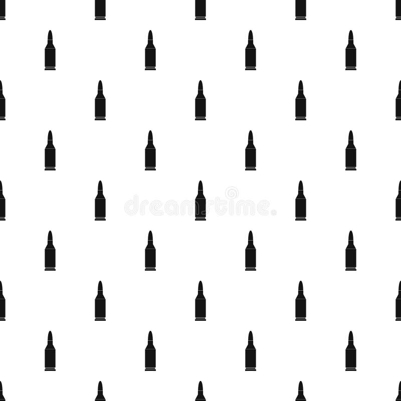 Bullet Pattern Seamless Vector Stock Vector - Illustration of ...