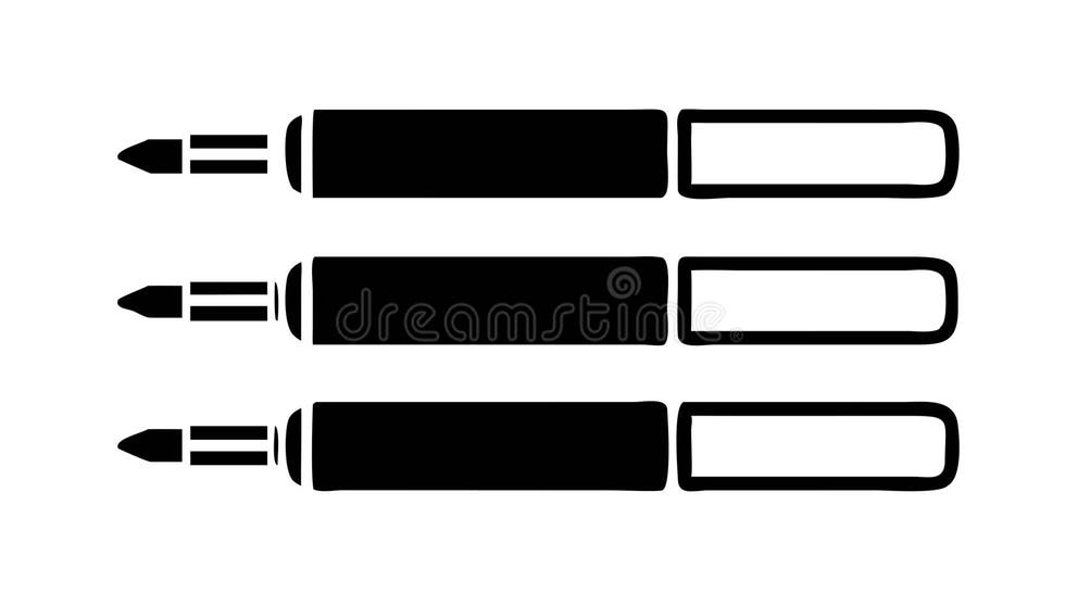 Bullet Points List Icon in Flat Design Style, Formatting Graphic ...