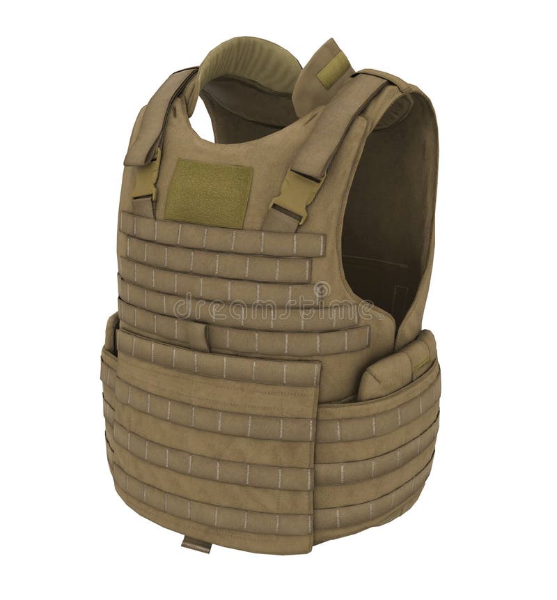 Body Armor Soldier Vector Illustration Military Equipment Icon. Uniform ...