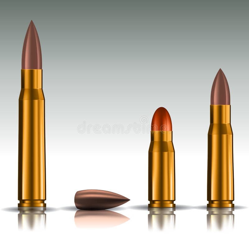 Bullet stock vector. Illustration of explosive, equipment - 51775978