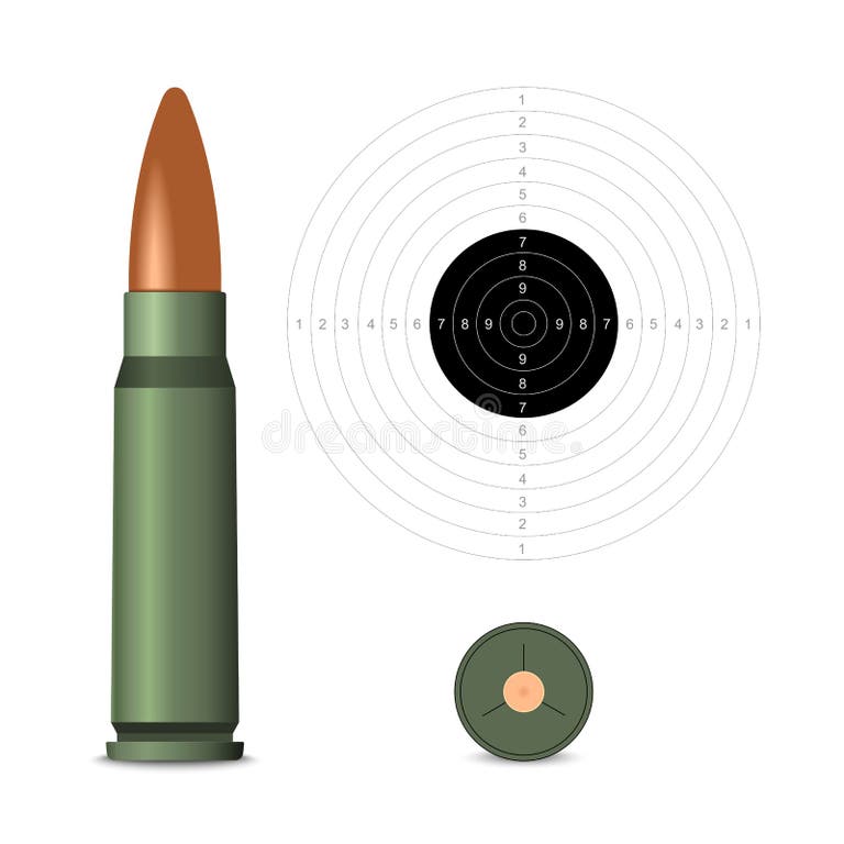 Rifle Bullet Stock Illustrations – 16,599 Rifle Bullet Stock ...