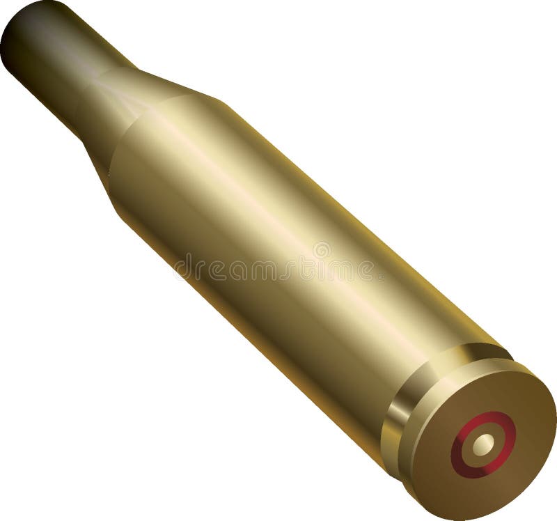 Bullet Shell. Vector Illustration Decorative Design Stock Vector ...