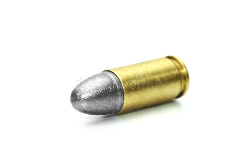 Military Ammunition, Heavy Machine Gun Bullet, Sign of War. Stock Image ...