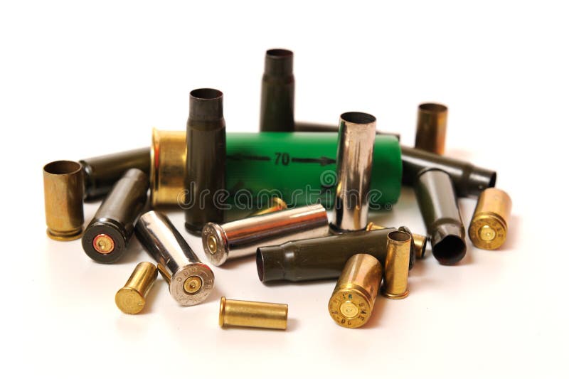Bullet shells stock photo. Image of protect, shotgun - 13244486