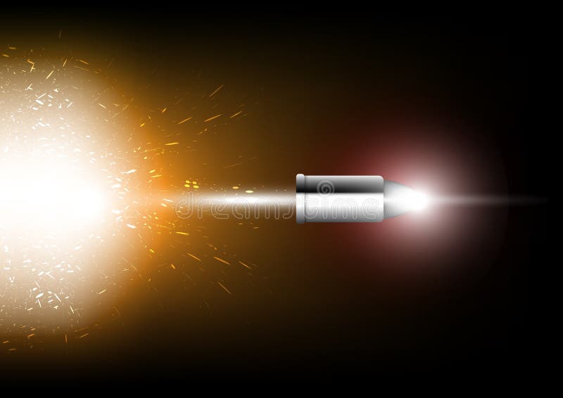 Bullet shot stock vector. Illustration of abstract, kill - 27962358