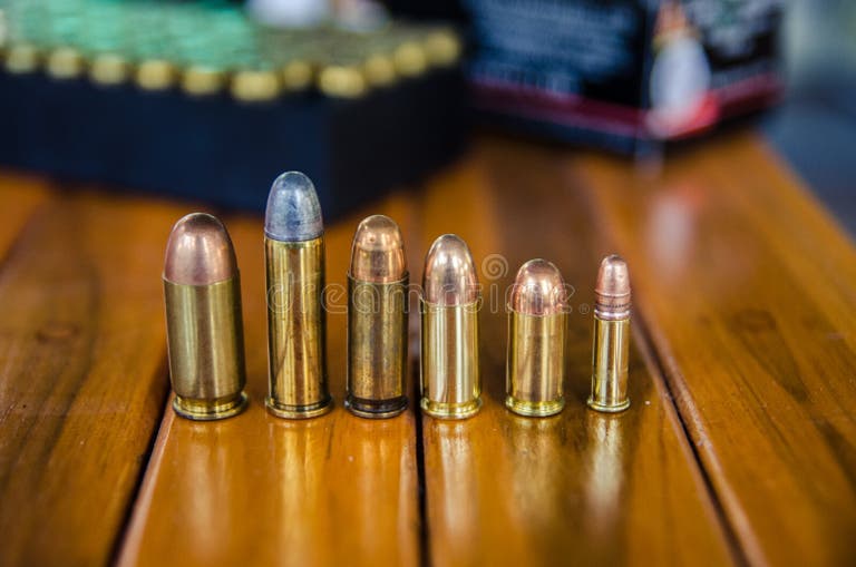 Bullet size comparison stock photo. Image of bullet, pressure - 47576492