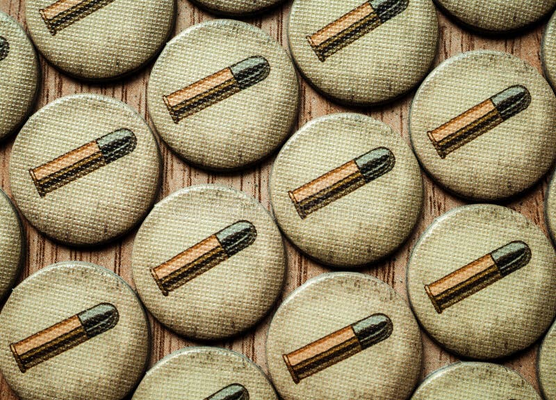 Bullet tokens pattern stock image. Image of game, circles - 128070731
