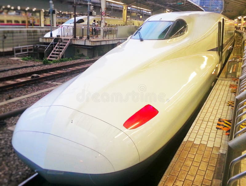 Bullet train in Japan stock photo. Image of modern, speed - 63306424