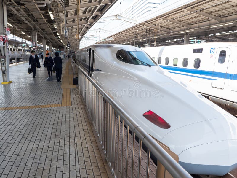 Bullet train in Japan editorial photo. Image of landscape - 122870511