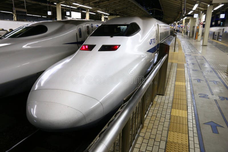 Bullet Train in Tokyo, Japan Editorial Stock Image - Image of train ...