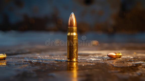 Bullet Trajectory on White Background - High Velocity Projectile Path ...