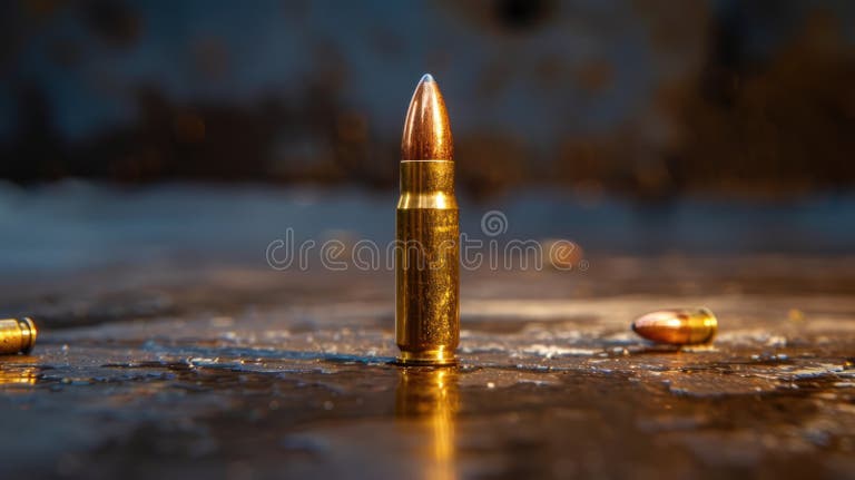 Bullet Trajectory on White Background - High Velocity Projectile Path ...