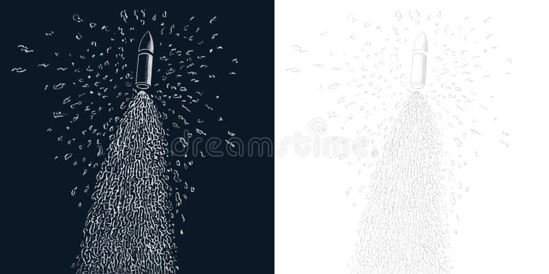Bullet Transforming Stock Illustrations – 9 Bullet Transforming Stock ...